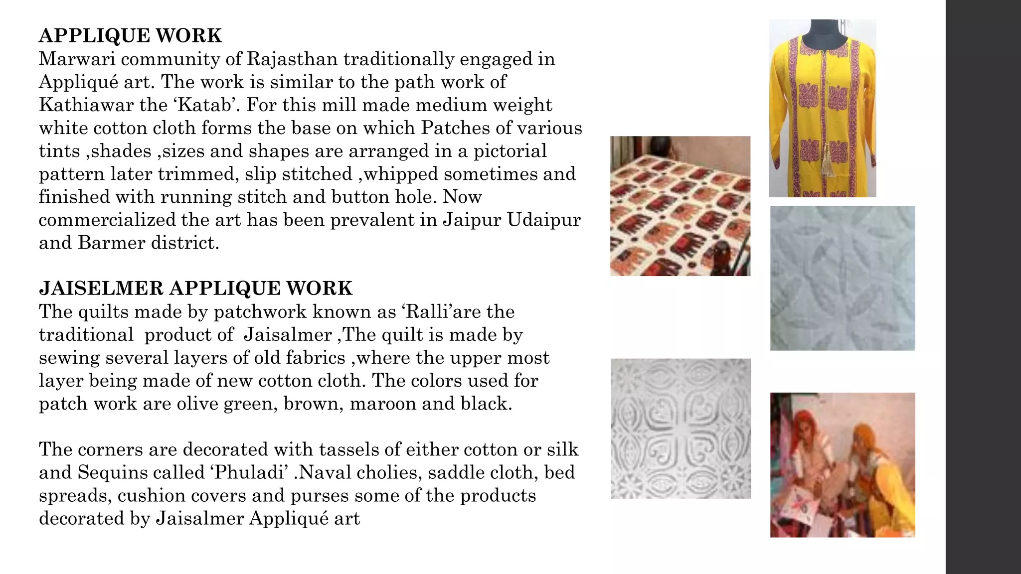 Textiles of Rajasthan | PDF