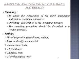 Validation of packaging operations Pharma | PPTX