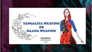 Tangaliya weave | PDF | Needlework | Arts and Crafts