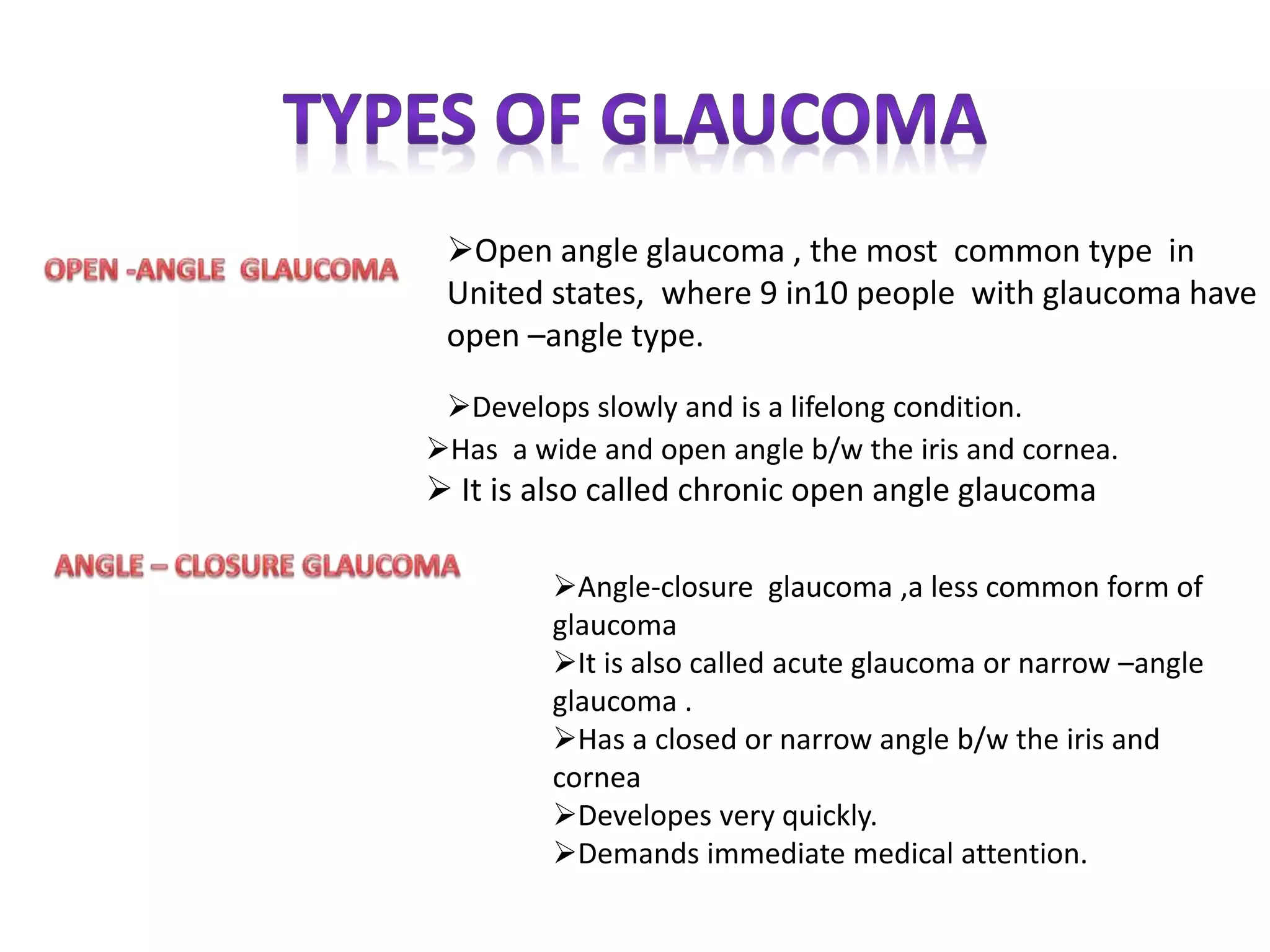 GLAUCOMA | PPTX