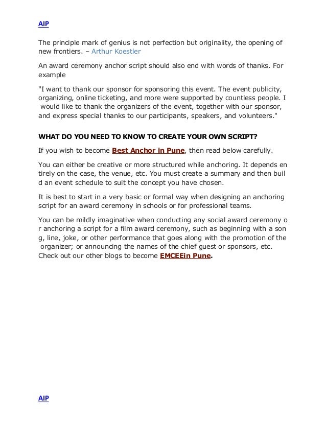 How to write a news anchor script - elegantkera