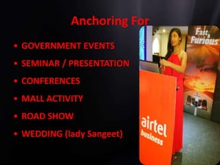 Anchor aanya singh profile | PPTX