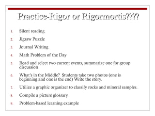 Anchor activities | PPT