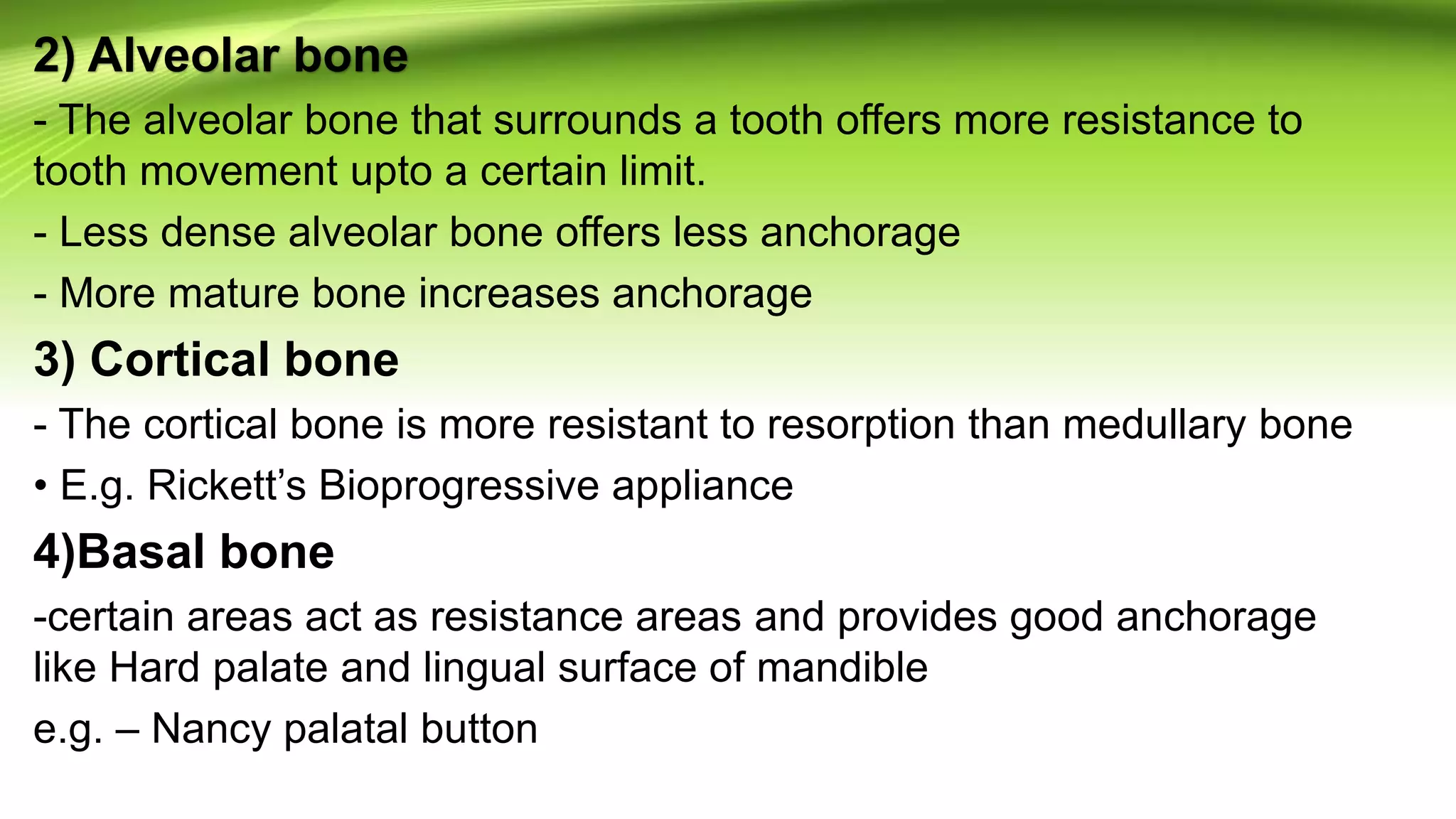Sources of Anchorage | PPTX