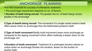 Sources of Anchorage | PPTX