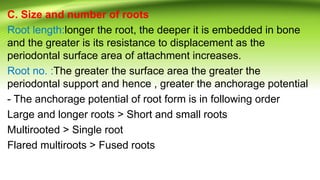Sources of Anchorage | PPTX