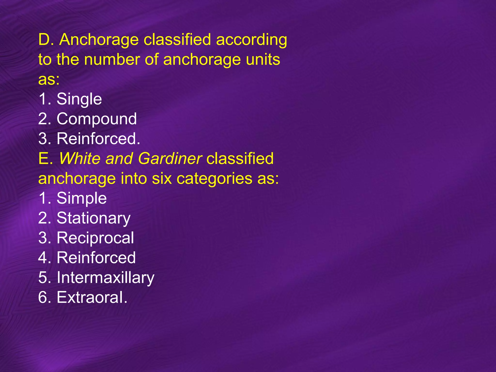 Anchorage in orthodontics | PPT