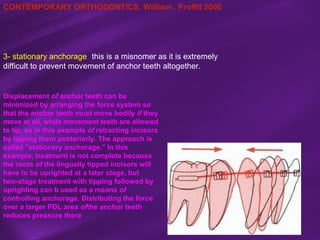 Anchorage in orthodontics | PPT