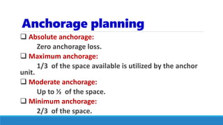 Anchorage in Orthodontic | PPTX