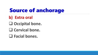 Anchorage in Orthodontic | PPTX