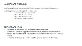 Anchorage | PPTX | Dental Health | Diseases and Conditions