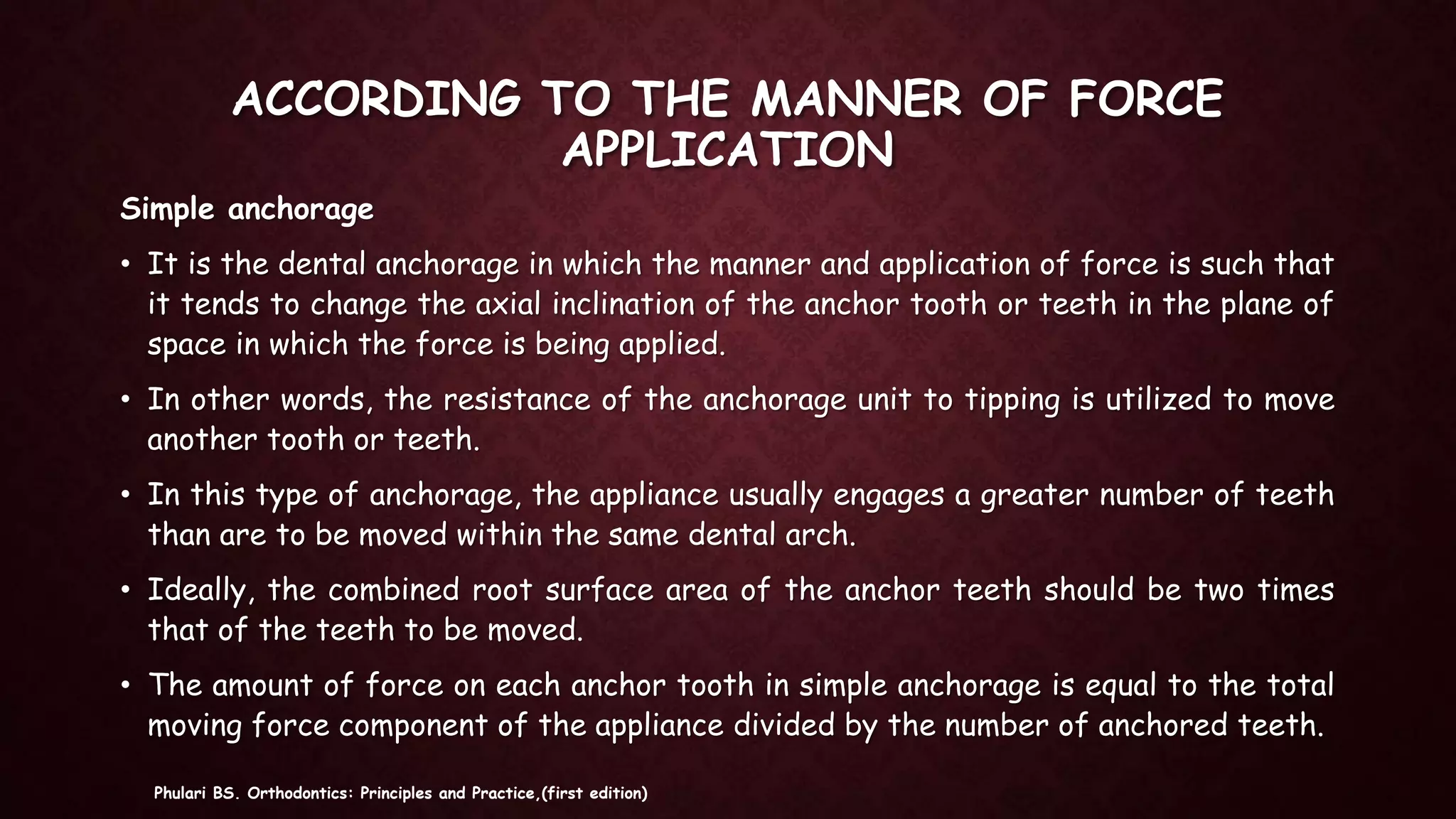 Anchorage and its control | PPTX