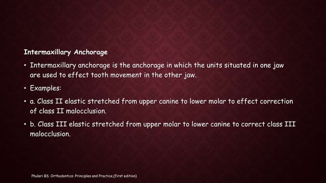 Anchorage and its control | PPTX