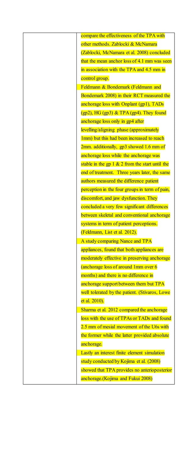 Orthodontic anchorage / for orthodontists by Almuzian | DOCX | Dental ...