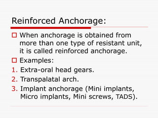 Basics of Orthodontic Anchorage | PPT