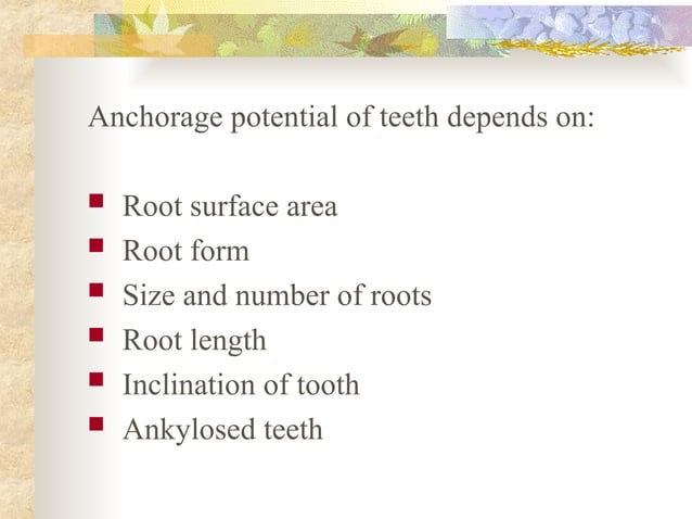 Anchorage in orthodontics-Dr Anuradha.ppt