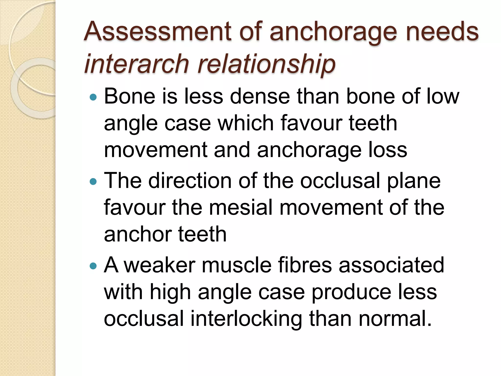 Anchorage in orthodontics- Dr Lubna Abu Alrub | PPTX