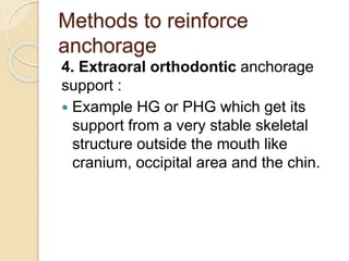 Anchorage in orthodontics- Dr Lubna Abu Alrub | PPTX