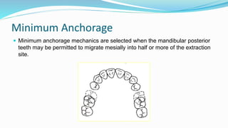 Anchorage in orthodontics | PPTX