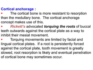Anchorage in orthodontics | PPT