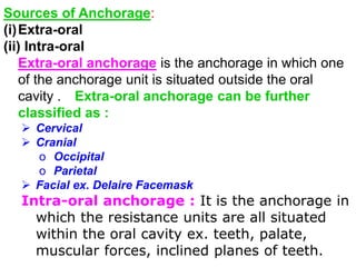 Anchorage in orthodontics | PPT