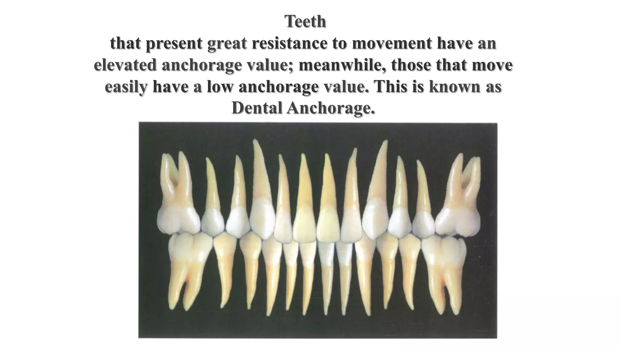 Anchorage in orthodontics | PPTX