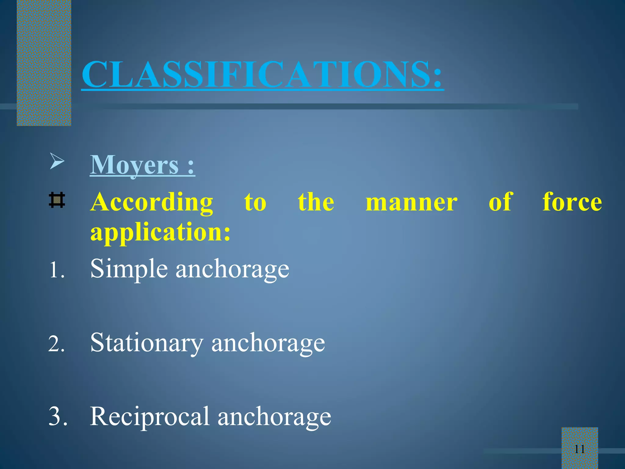 Anchorage in orthodontics ppt | PPT