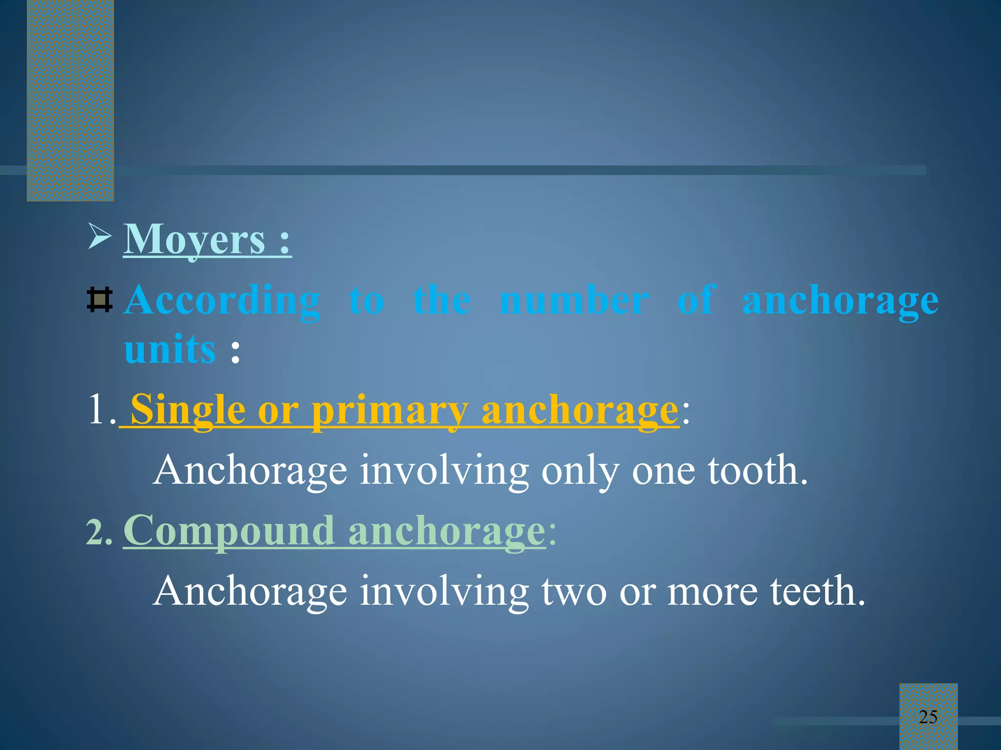 Anchorage in orthodontics ppt | PPT