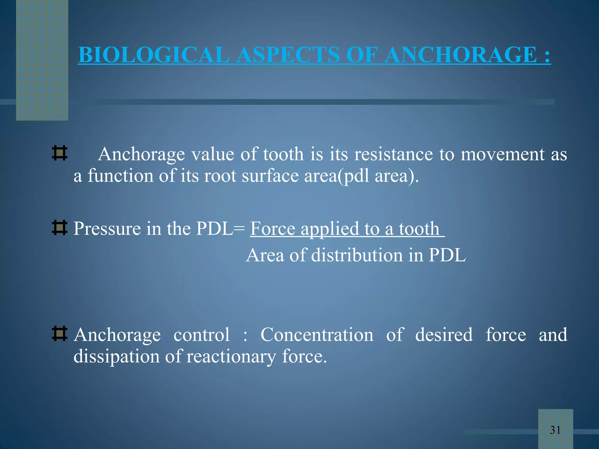 Anchorage in orthodontics ppt | PPT