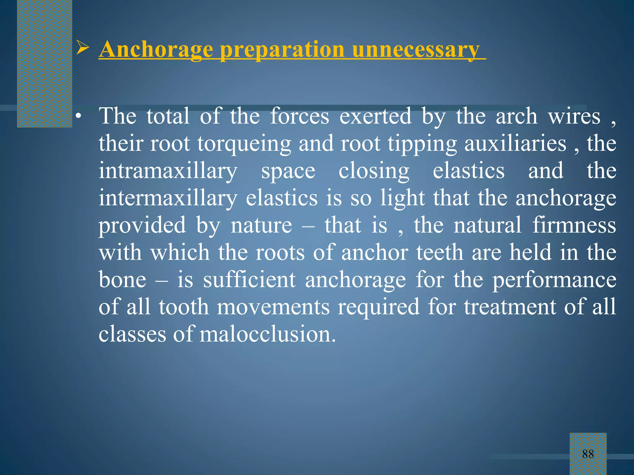Anchorage in orthodontics ppt | PPT