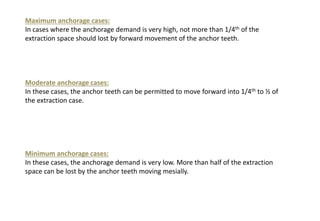 Anchorage & it’s variants | PPTX
