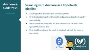 Adding Container Image Scanning to Your Codefresh Pipelines with Anchore | PPT