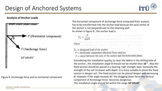 Anchored excavations | PPTX