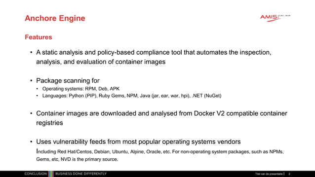 Introduction to Anchore Engine | PPT