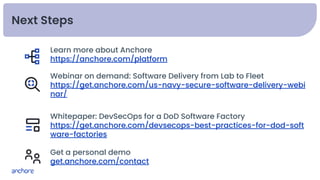 Adopting the DoD Software Factory Model: Insights & How Tos | PDF