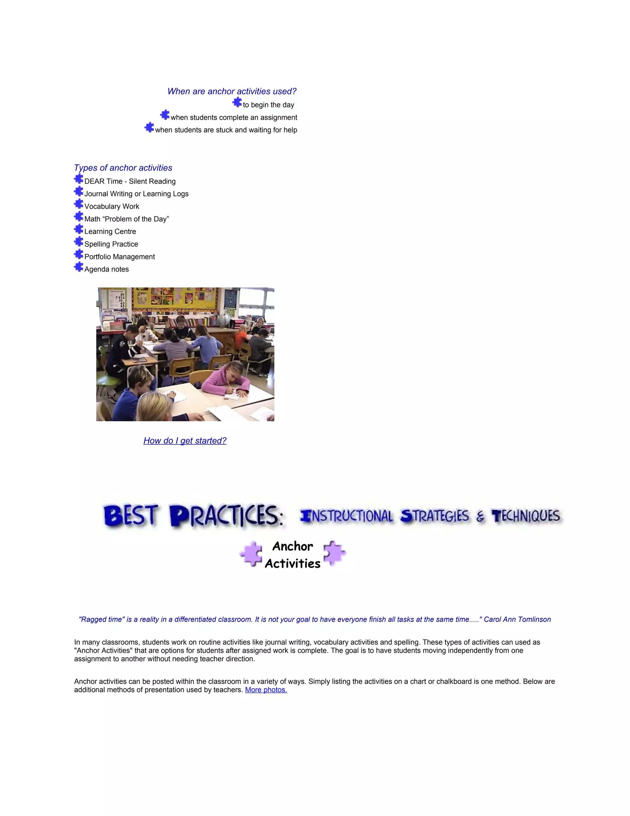 Anchoring activities.1.3.2011