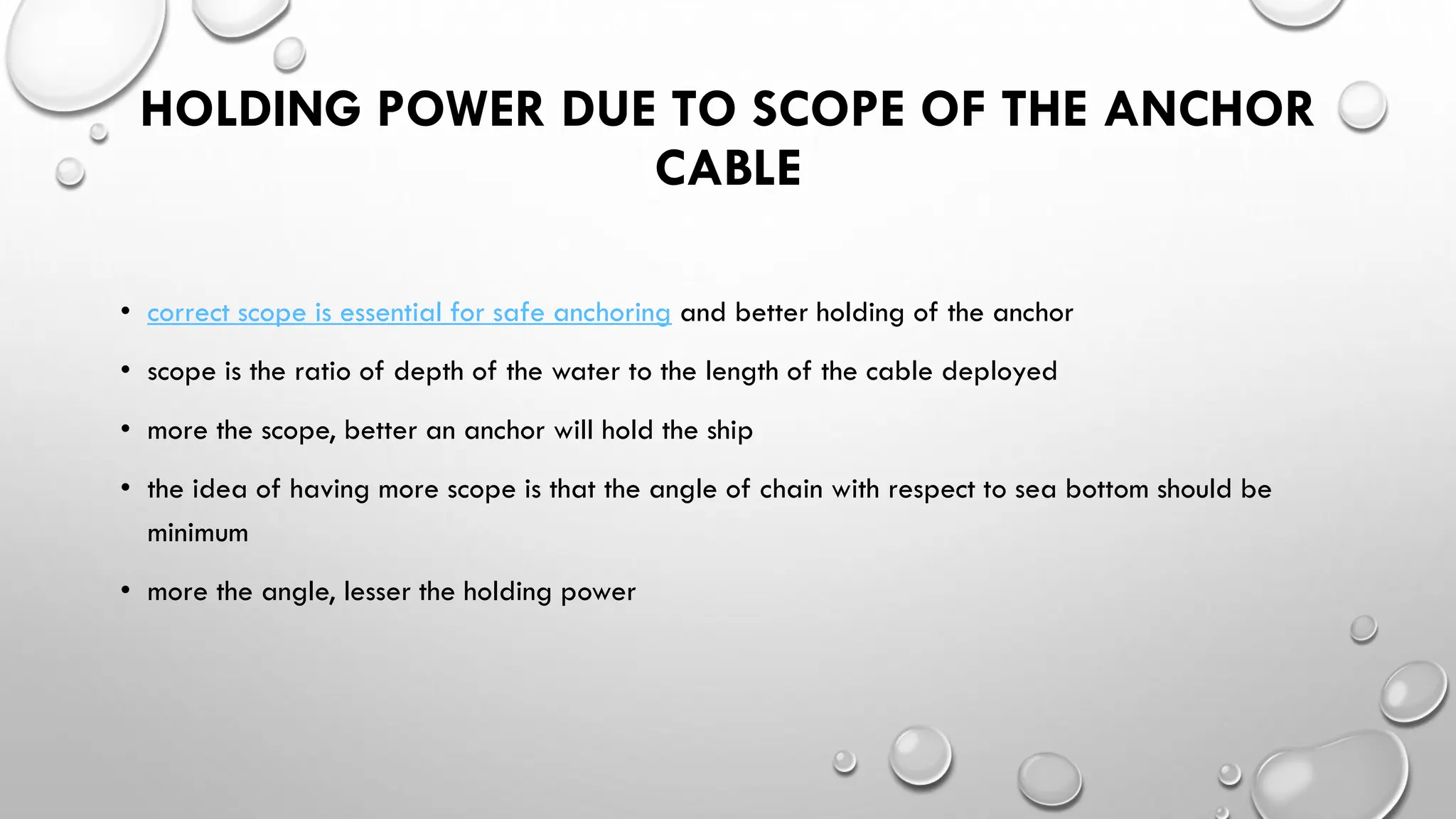 STANDARD ANCHORING AND ANCHORING PROCEDURES | PDF