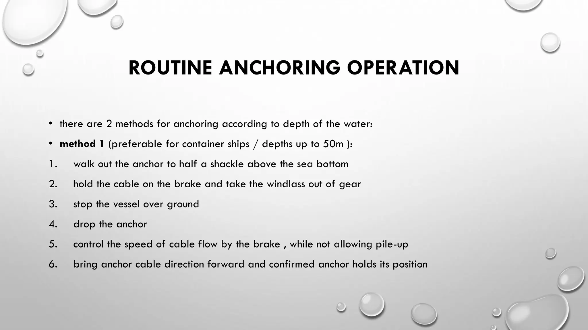 Standard Anchoring And Anchoring Procedures Pdf