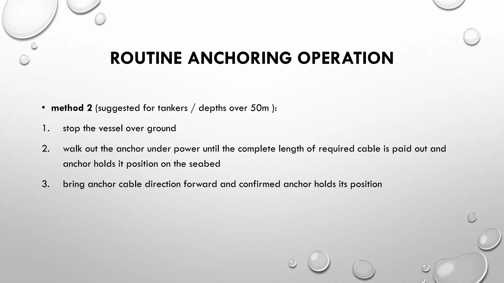 STANDARD ANCHORING AND ANCHORING PROCEDURES | PDF