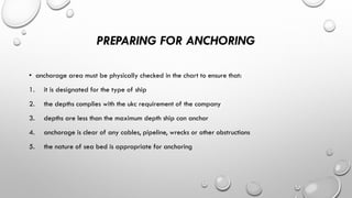 STANDARD ANCHORING AND ANCHORING PROCEDURES | PDF