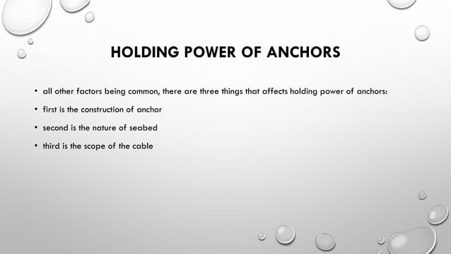 STANDARD ANCHORING AND ANCHORING PROCEDURES | PDF