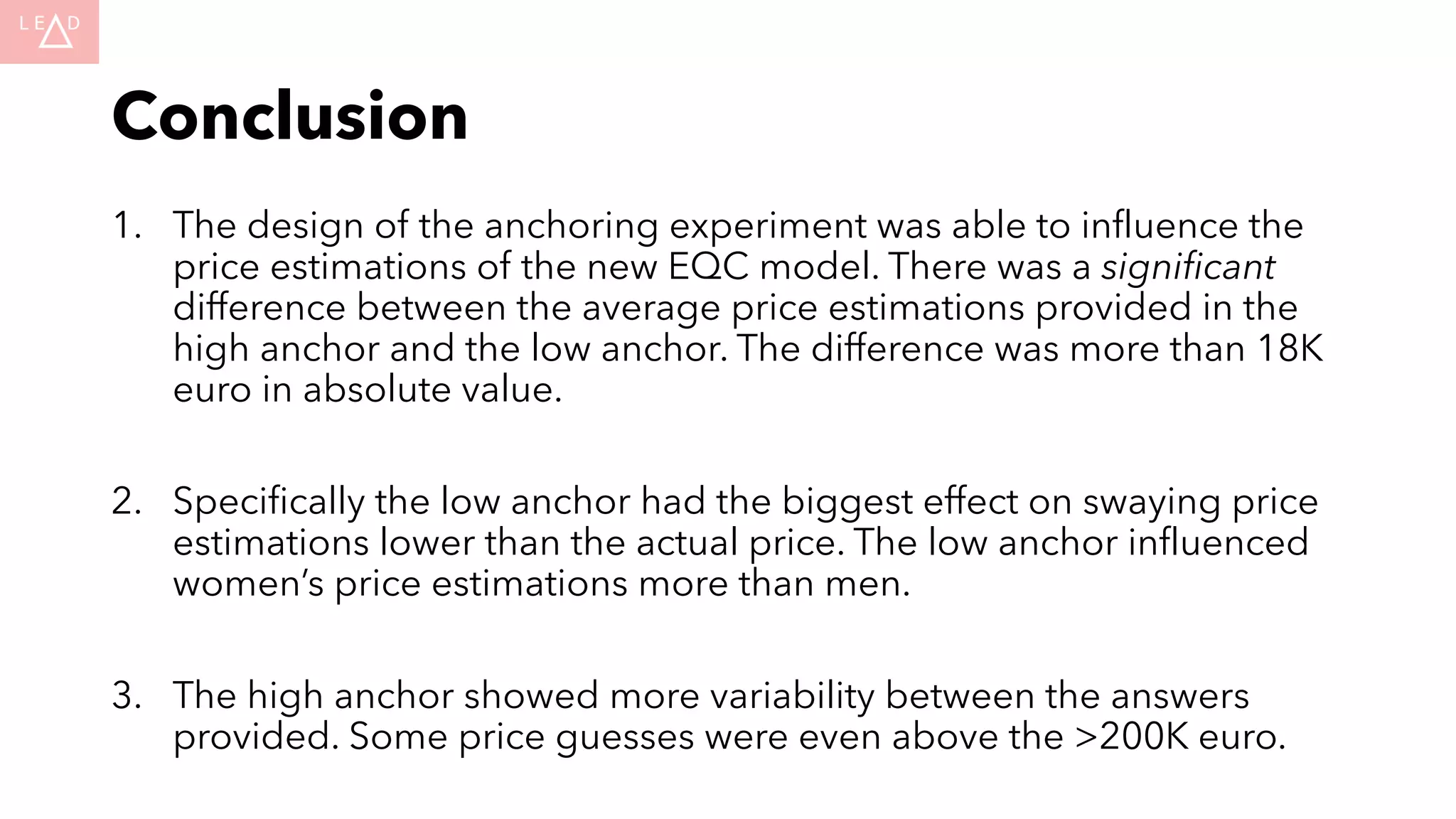 Anchoring Experiment for Business | PDF