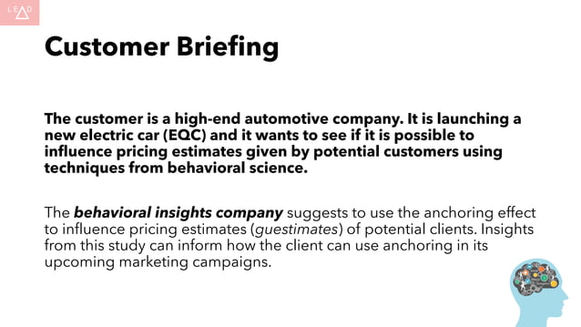 Anchoring Experiment for Business | PPT