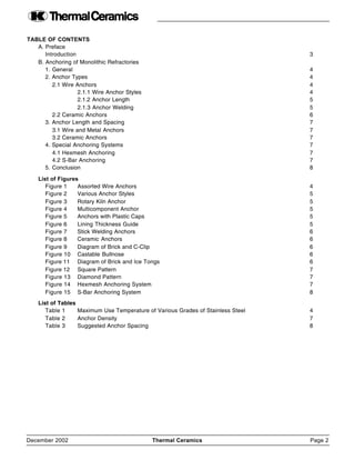 Anchoring of monolithic_refractories_-_uk | PDF | Chemistry | Science