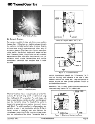 Anchoring of monolithic_refractories_-_uk | PDF | Chemistry | Science