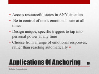 NLP Anchoring | PPTX