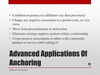 NLP Anchoring | PPTX