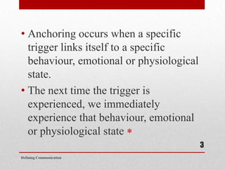 NLP Anchoring | PPTX