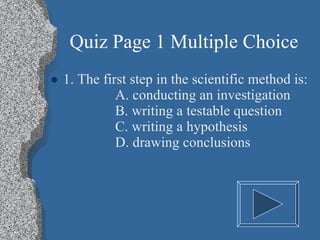 The Scientific Method | PPT