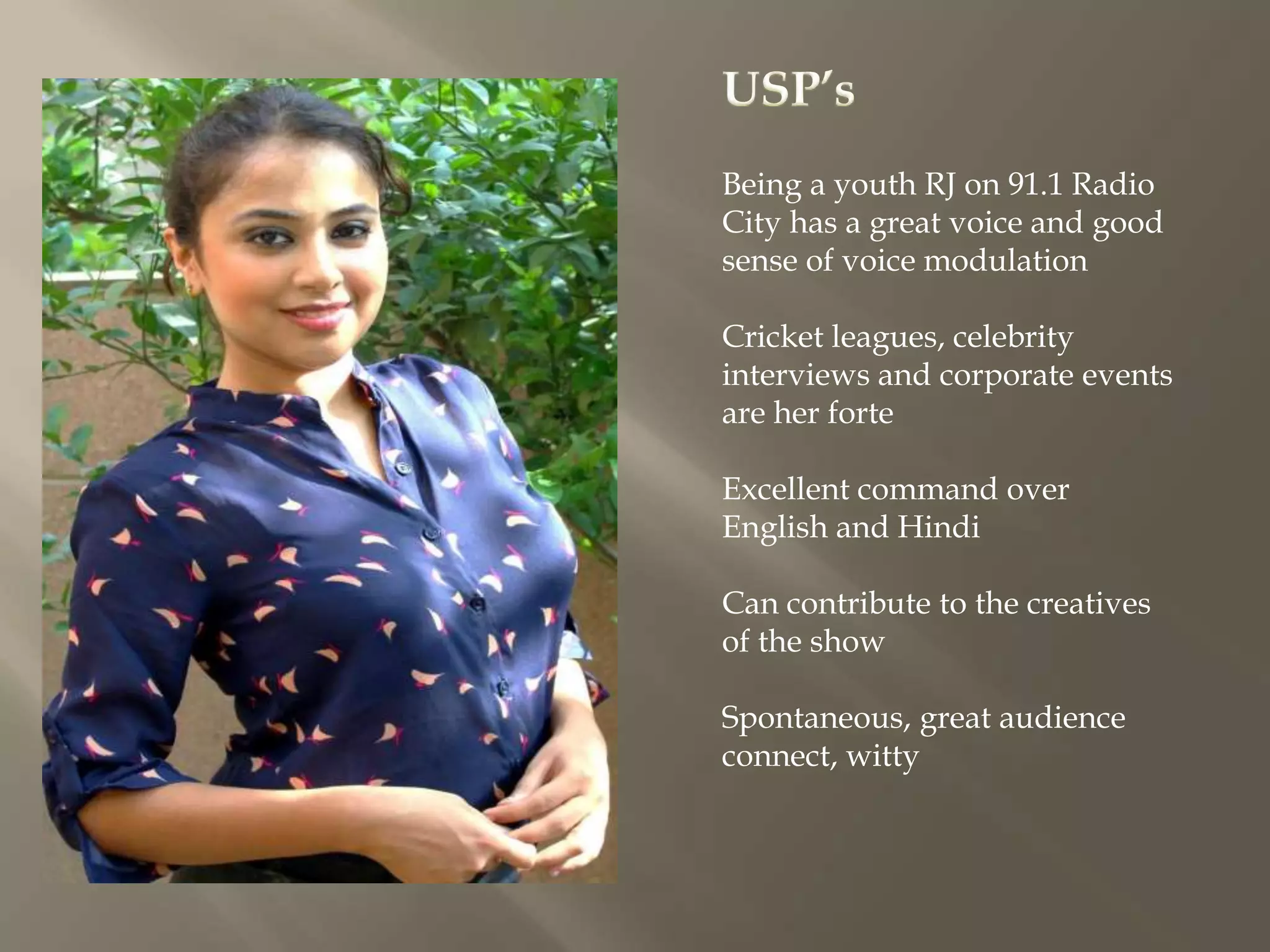 Anchor ridhima pathak | PPTX